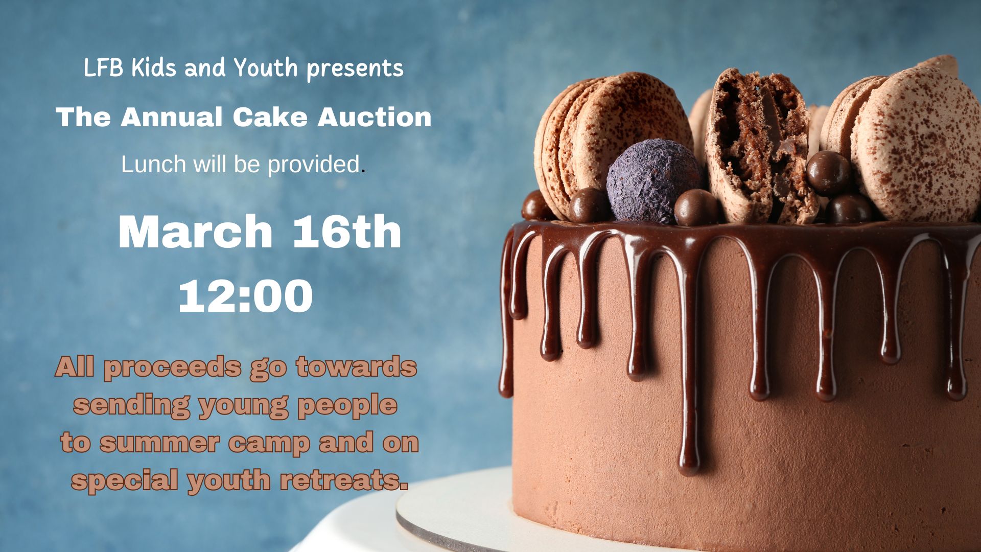 Annual Cake Auction - Lebanon First Baptist Church